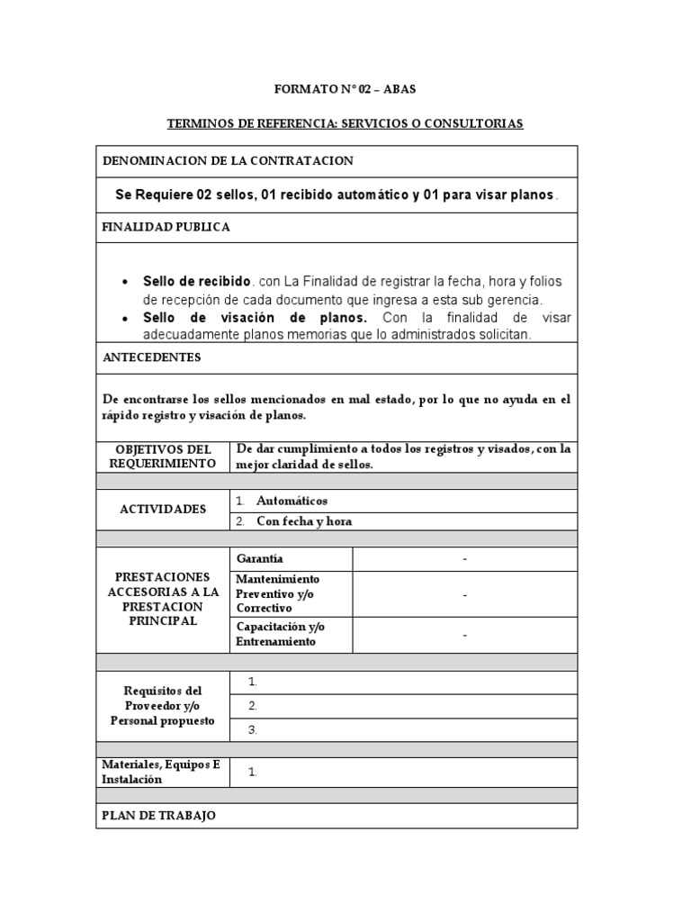 Tdr Sellos Pdf