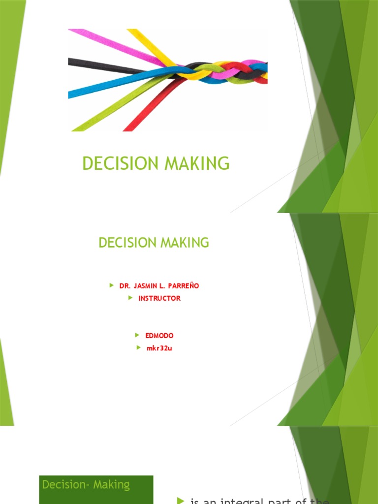 NSTP - Decision Making | PDF | Decision Making | Consensus Decision Making