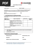 Chiropractor Excuse Note Template | PDF