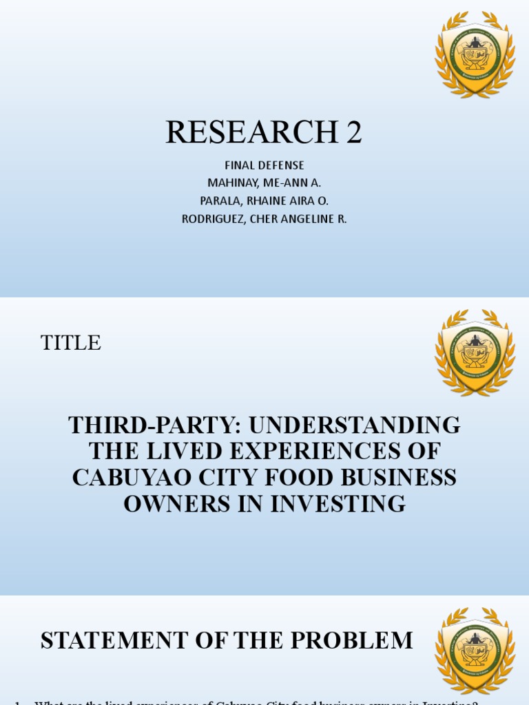 Final Defense Presentation Template Updated 12.4.22 | PDF | Strategic ...