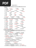 C1 Word Formation List | PDF