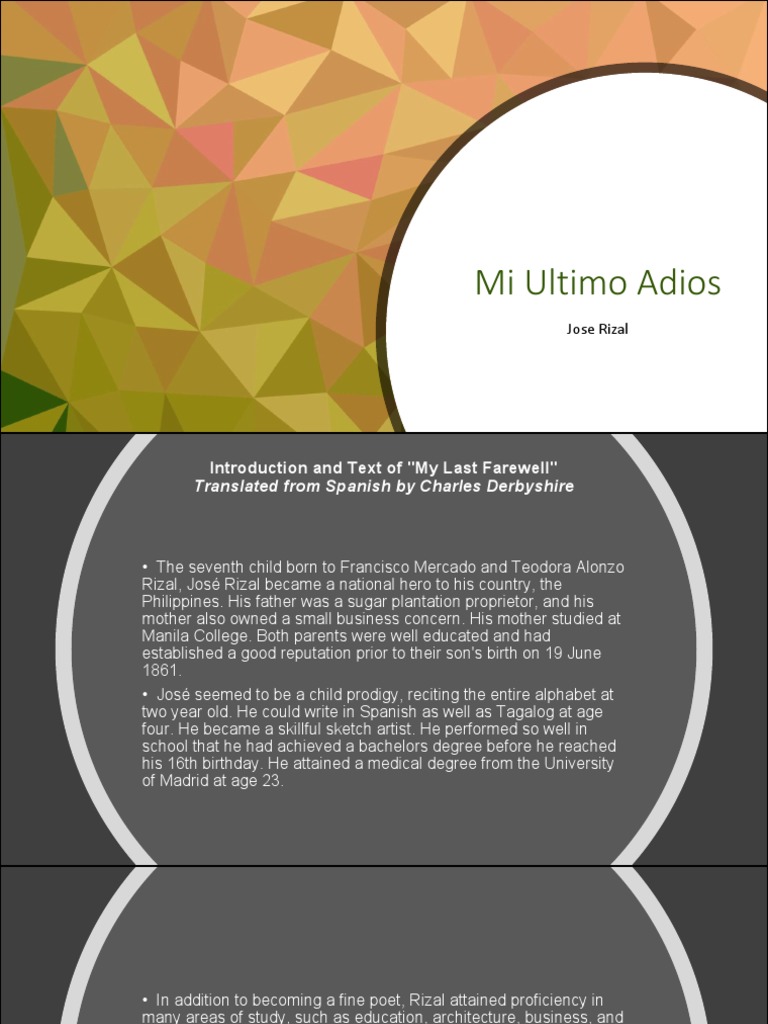 Mi Ultimo Adios | PDF