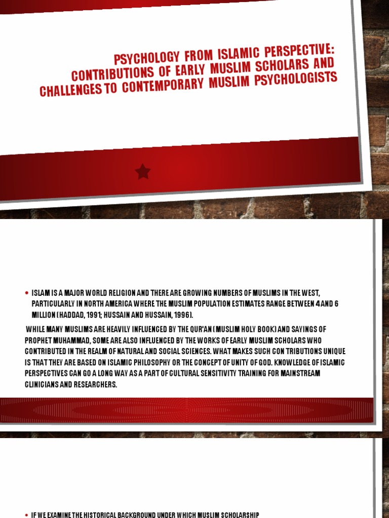 Early Muslim Psychology Insights | PDF | Soul | Pleasure