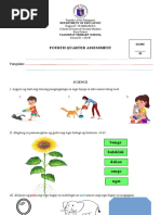 Kinder 2nd Grading Exam | PDF