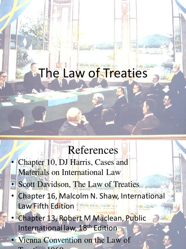 Law of Treaties 2020 Notes | PDF | Treaty | Ratification
