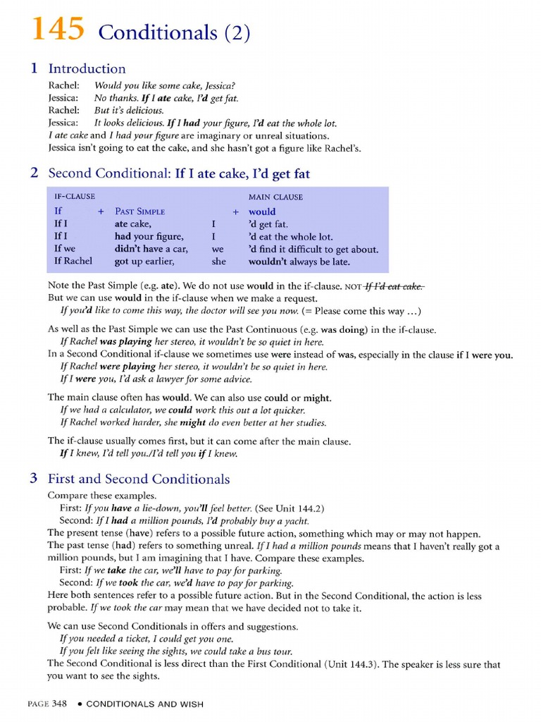 2nd Conditional | PDF