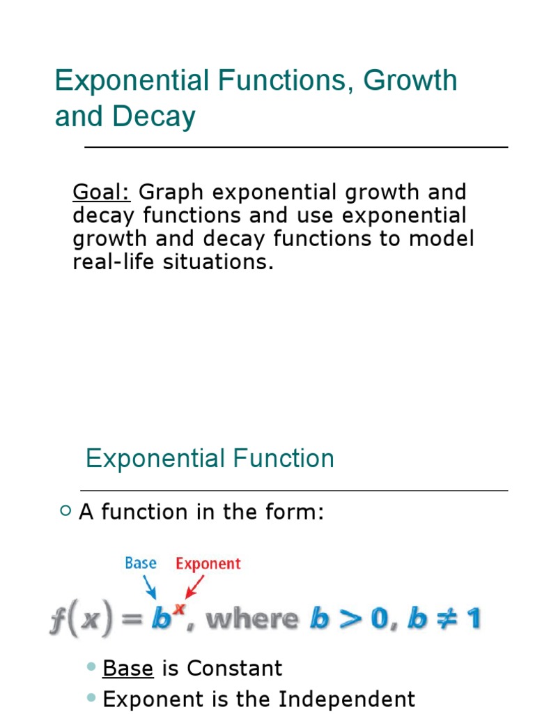 Real Life Exponential Functions | PDF | Exponential Function | Interest
