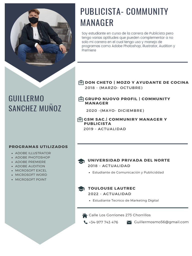 CV, Guillermo Sanchez | PDF