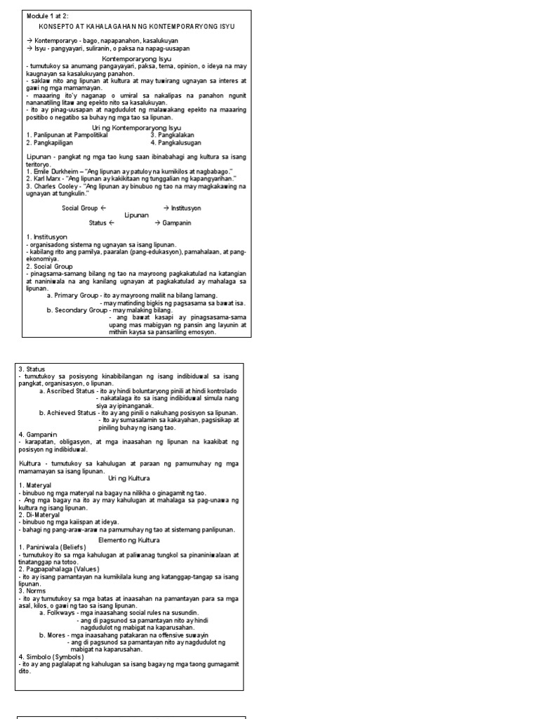 AP - Module Notes | PDF