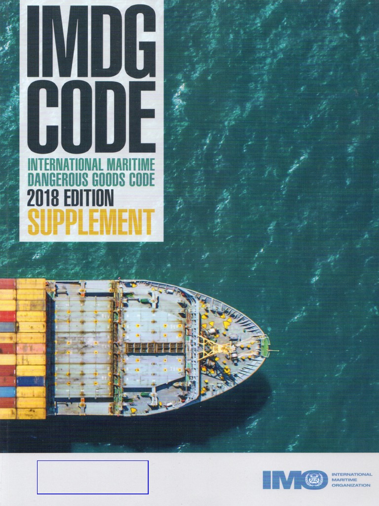 IMDG Code Supplement 2018 Edition - Repaired | PDF