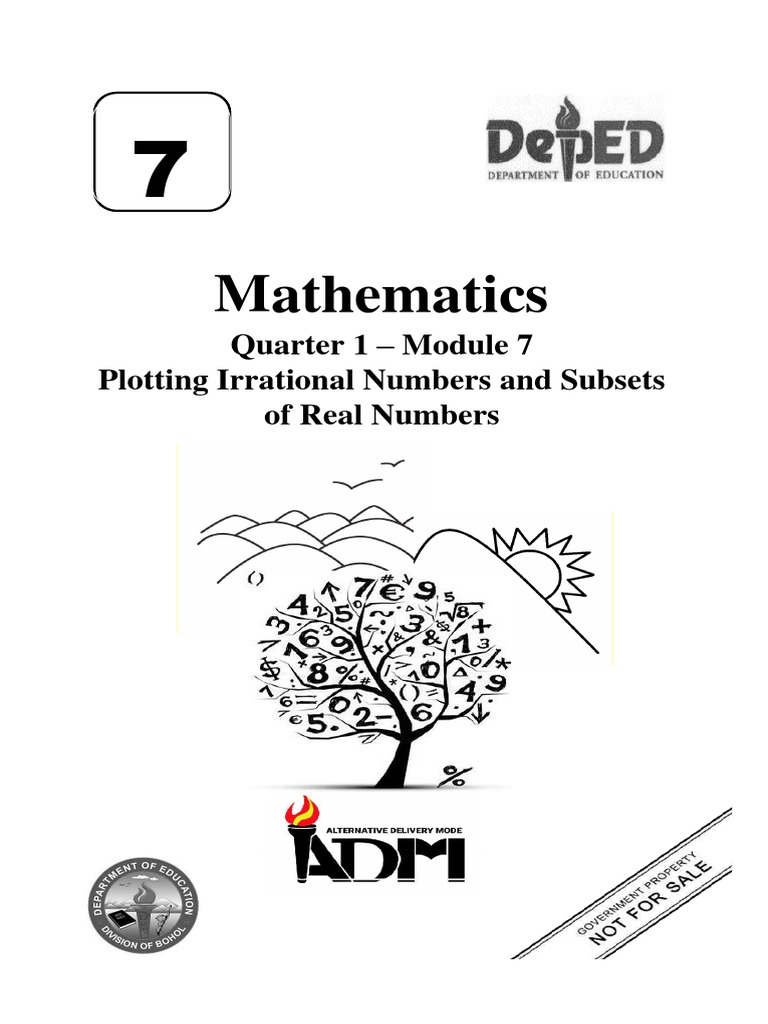 Math7 Q1 SLM WK7 | PDF | Numbers | Set (Mathematics)