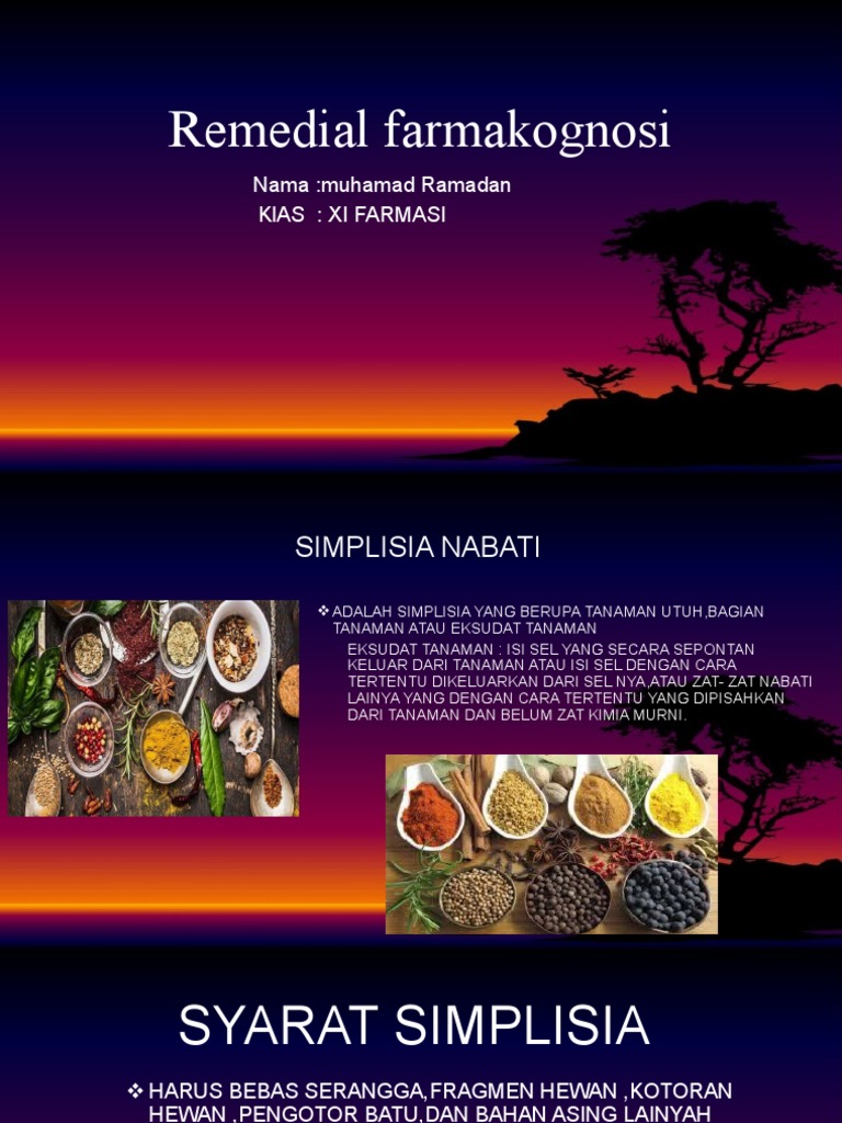 Panduan Simplisia Nabati dan Mutunya | PDF | Kesehatan Holistik