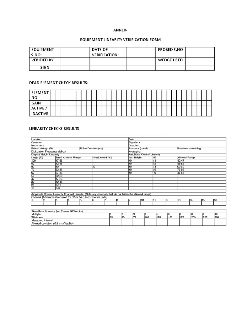 Calibration Annex For Paut | PDF