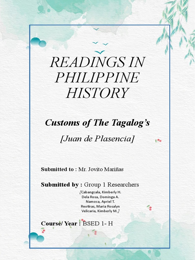 Evaluation Paper RPH | PDF | Primary Sources | Philippines