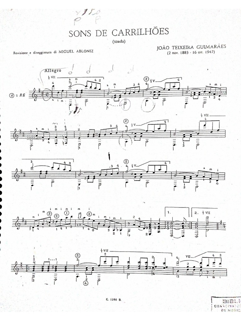 Choro Brasil Partitura | PDF