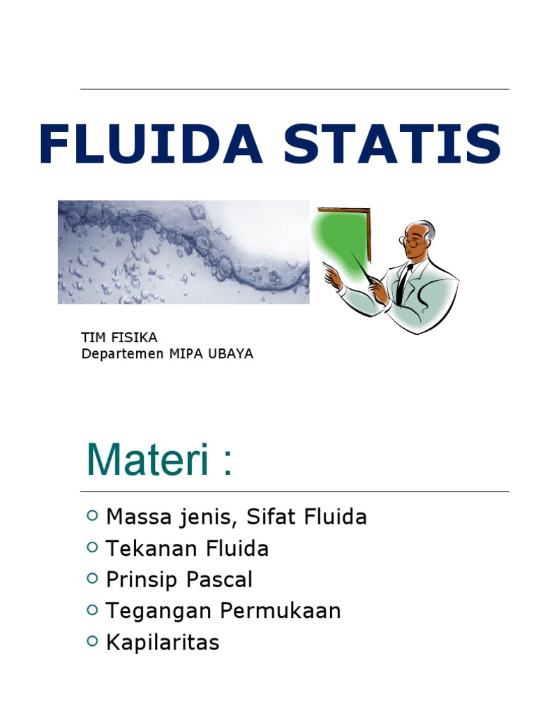 8 Fluida Statis | PDF