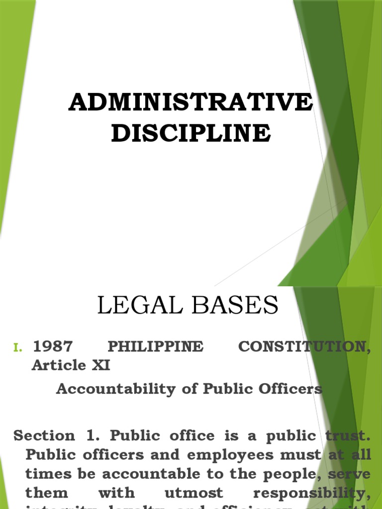 Administrative Discipline in the Philippines | PDF | Jurisdiction ...