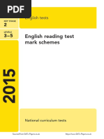 STA248812e 2024 Ks2 English Reading Mark Schemes | PDF