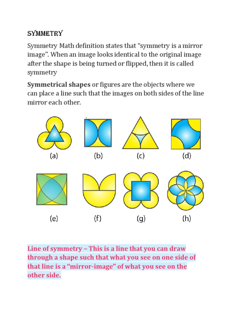 SYMMETRY | PDF