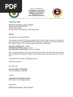 Letter To Brgy Captain | PDF