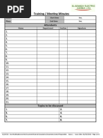 Toolbox Talk Attendance Sheet | PDF