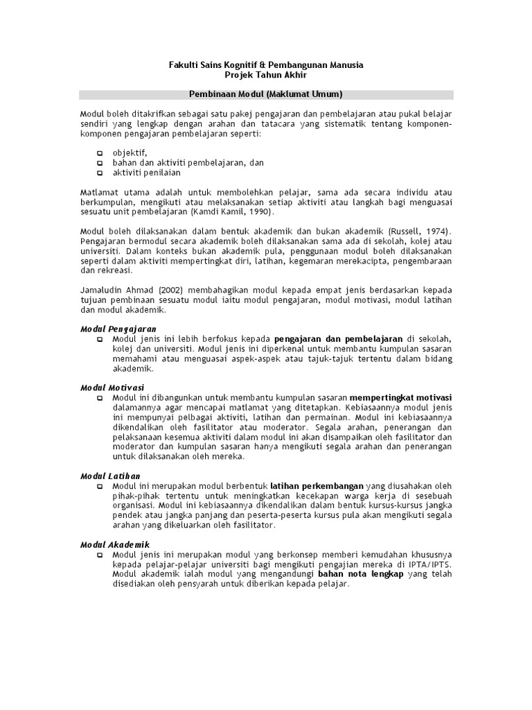Modul | PDF