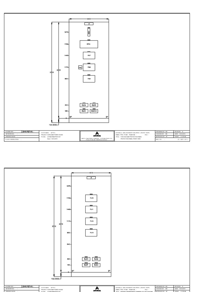 110KV BUS BAR Scheme | PDF | Computer Engineering | Electrical Equipment