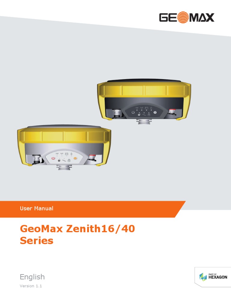 GeoMax Zenith 16 40 UM v1.1.1 en | PDF | Radio | Safety