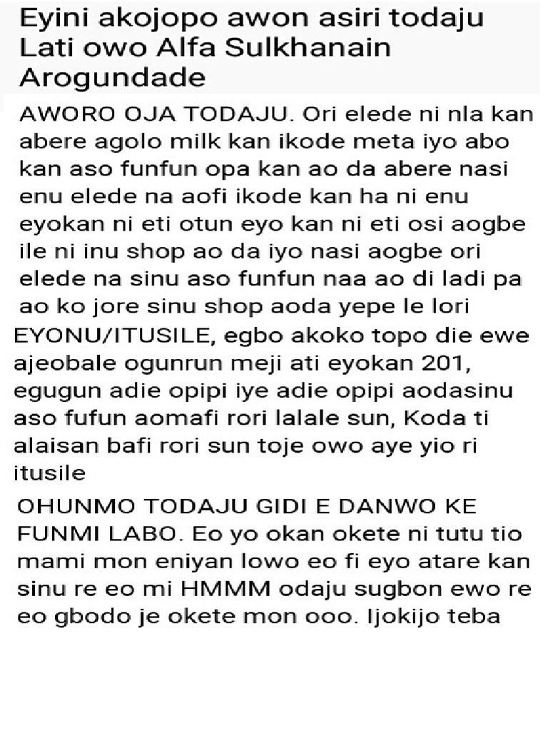 Akojopo Asiri Awon Akoni-1 | PDF