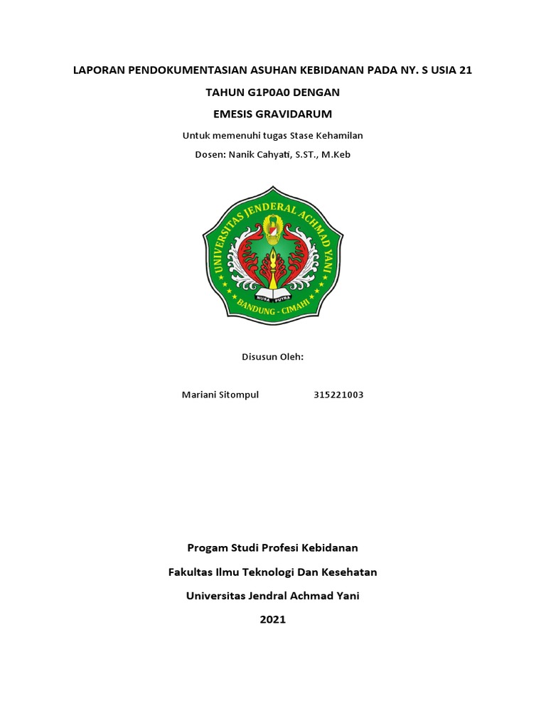 Laporan Pendahuluan Kebidanan | PDF