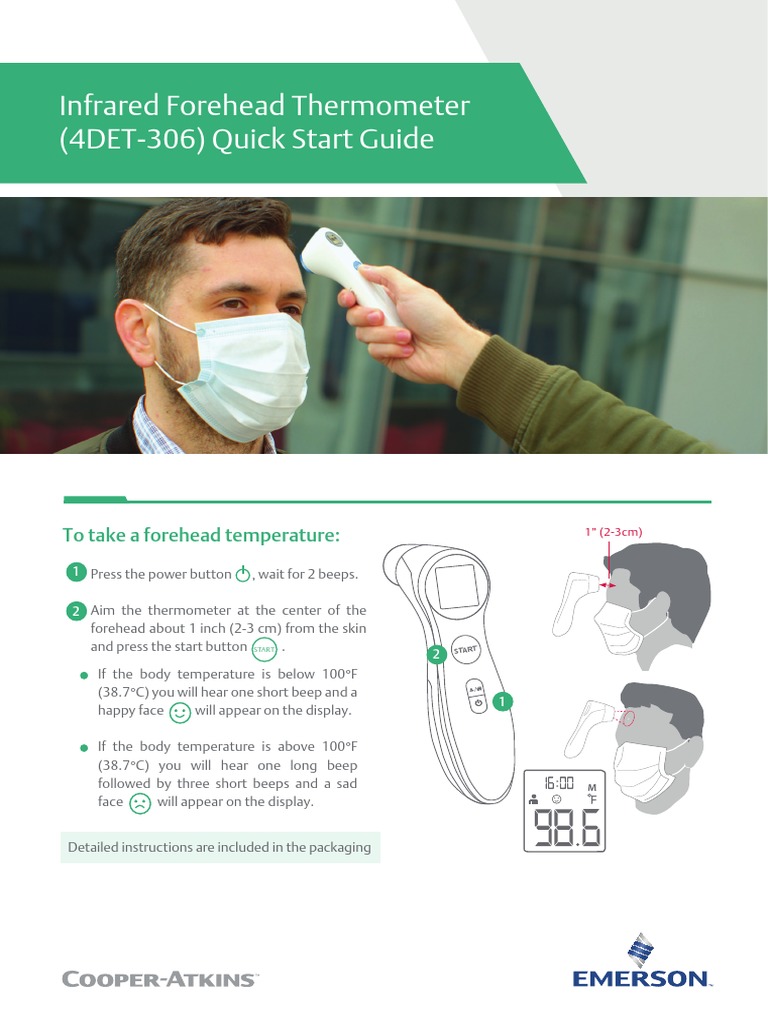 Cooper Atkins Joytech Infrared Thermometer Instructions | PDF ...