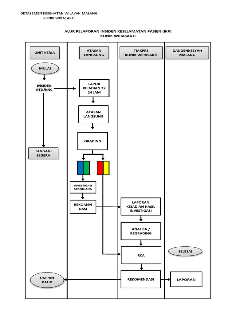 Alur Pelaporan Ikp | PDF
