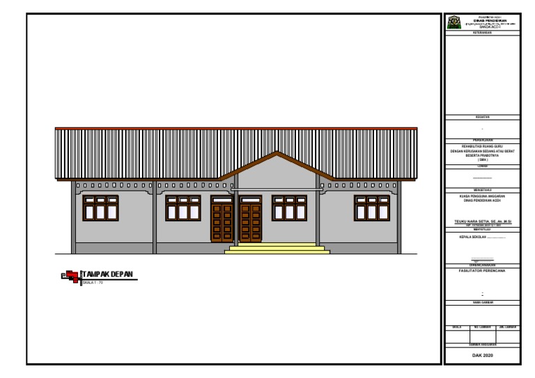 GAMBAR RUANG GURU SLB-Model ACEH | PDF