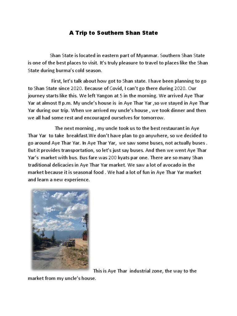 A Trip To Southern Shan State | Download Free PDF | Bus