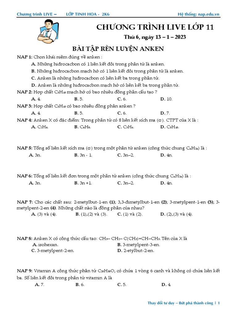 TH 6 (13.1.2023) BTRL - Anken - Pdf.file Cách Dòng | PDF
