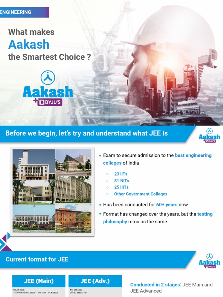 Aakash BYJU's JEE Classroom Deck - Counselling Copy V2-Combined | PDF ...