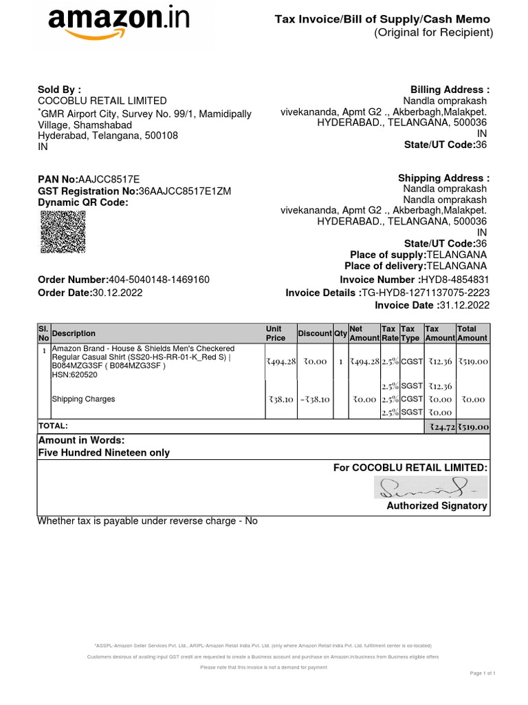 Invoice | PDF | Invoice | Taxation