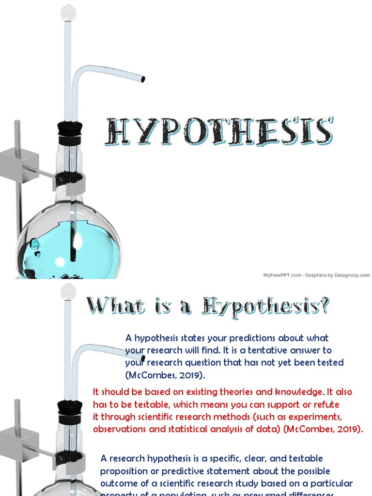Importance of Hypothesis in Research | PDF | Hypothesis | Scientific Method