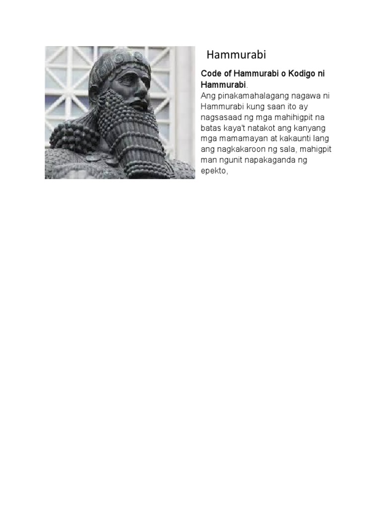 Hammurabi | PDF