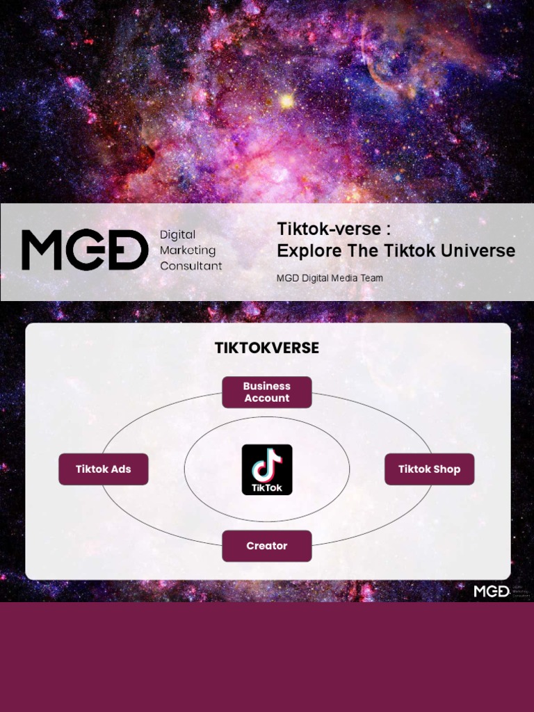 Tiktok-Verse - Explore The Tiktok Universe With MGD | PDF | Sales | Brand