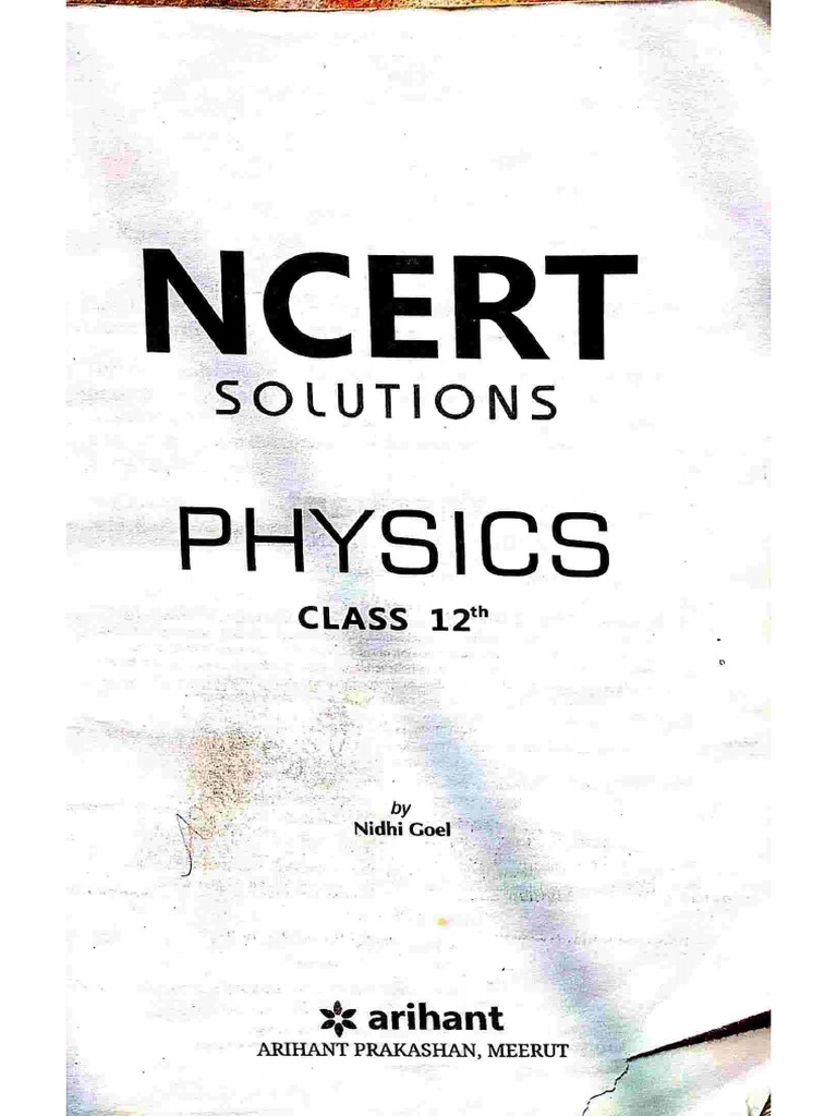 Physics Arihant Ncert Solution 2 | PDF