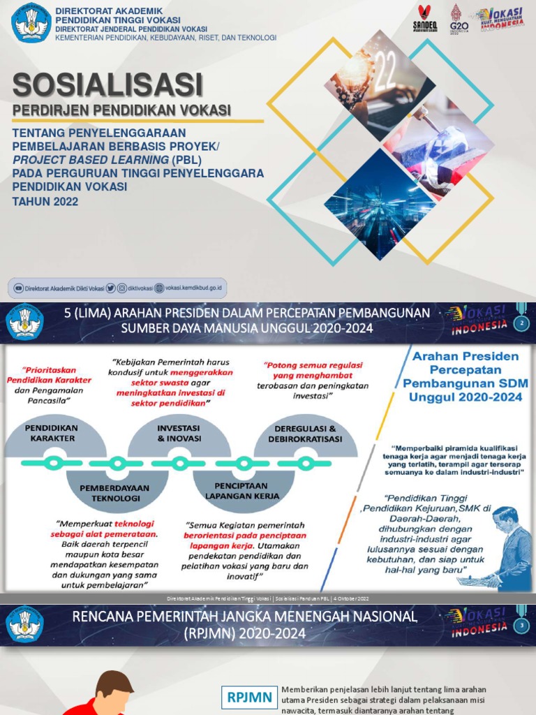 Sosialisasi Perdirjen PBL 2022 | PDF