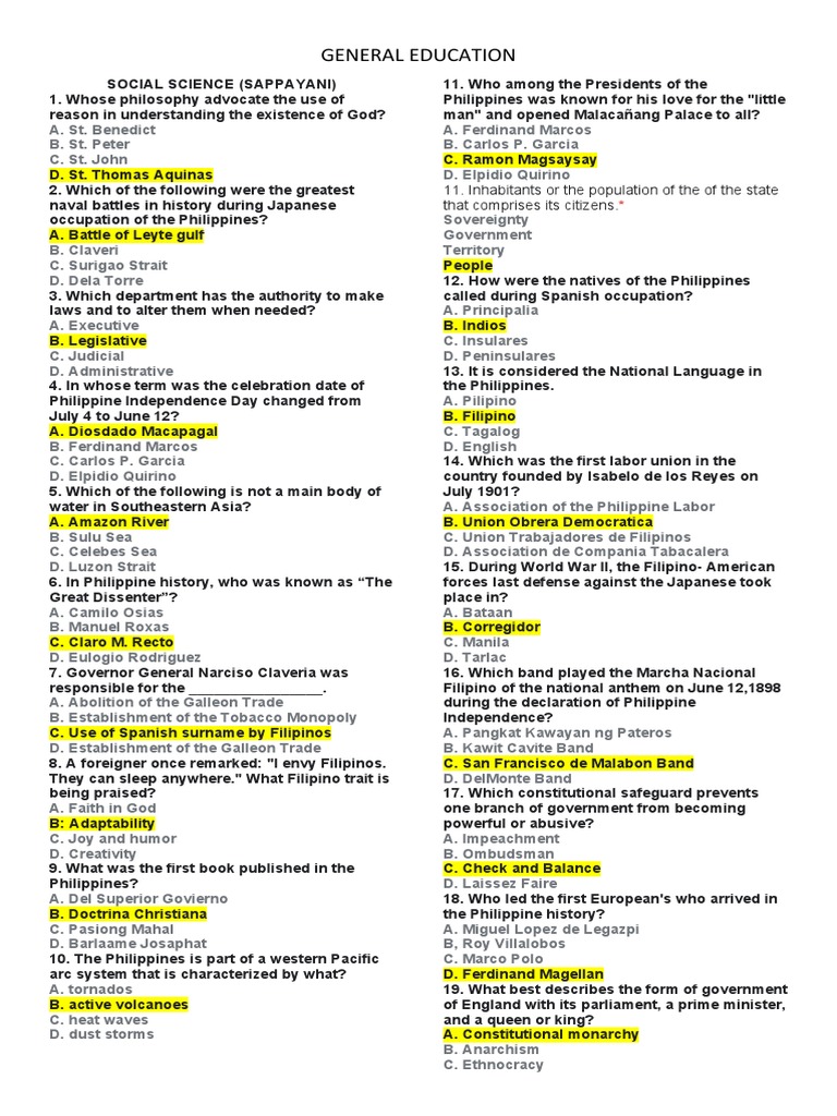 Gen. Ed. Reviewer | Download Free PDF | Philippines | Communication