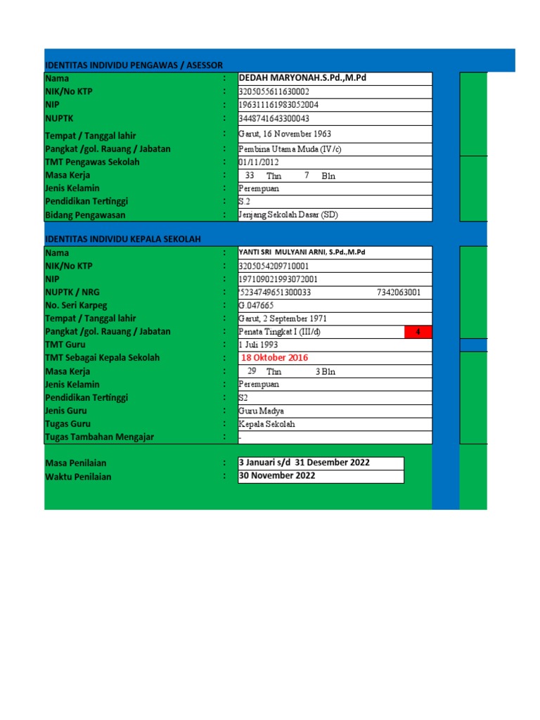 Instr - Pkks SD - Yanti 2022 Tarkid DM | PDF