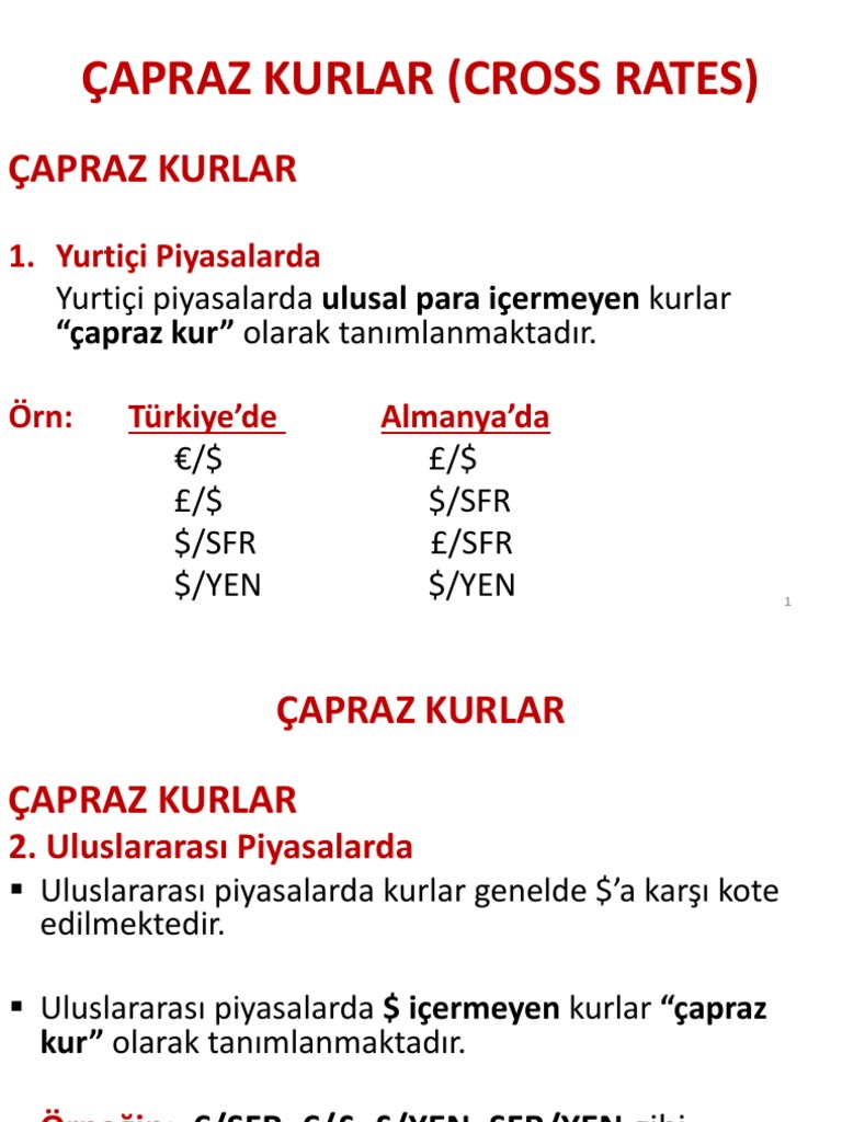 Kurlar Arbitraj | PDF
