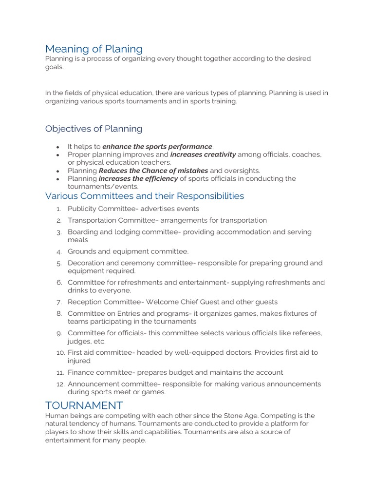 Class 12th Chapter 1 | PDF | Tournament | Sports Class 12th Chapter 1 | PDF | Tournament | Sports