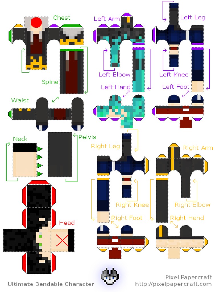 Minecraft Bendable Character | PDF