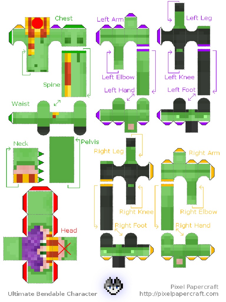 Minecraft Bendable Character | PDF