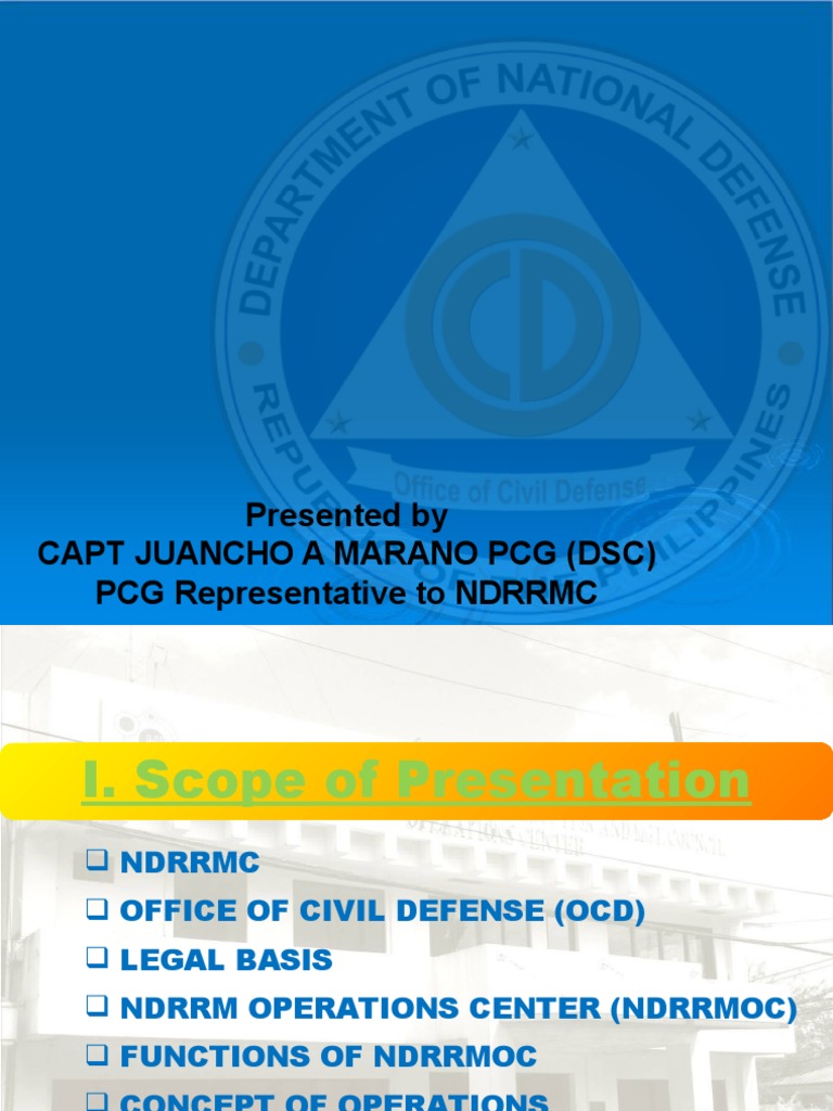 NDRMMC | PDF | Emergency Management | Disaster Risk Reduction