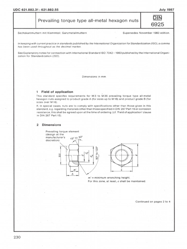 Din 6925 | PDF